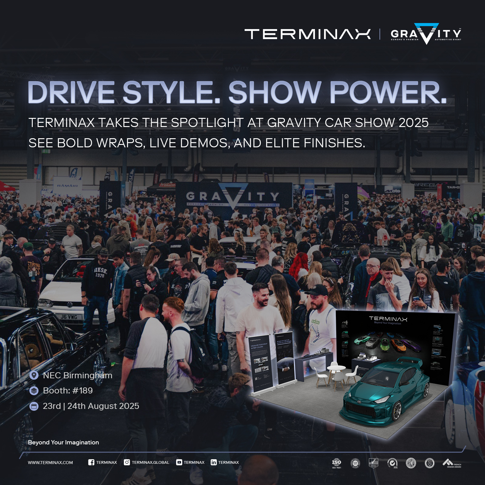 TERMINAX Lands at Gravity Show 2025：Discover the Future of PPF in Birmingham - TERMINAX